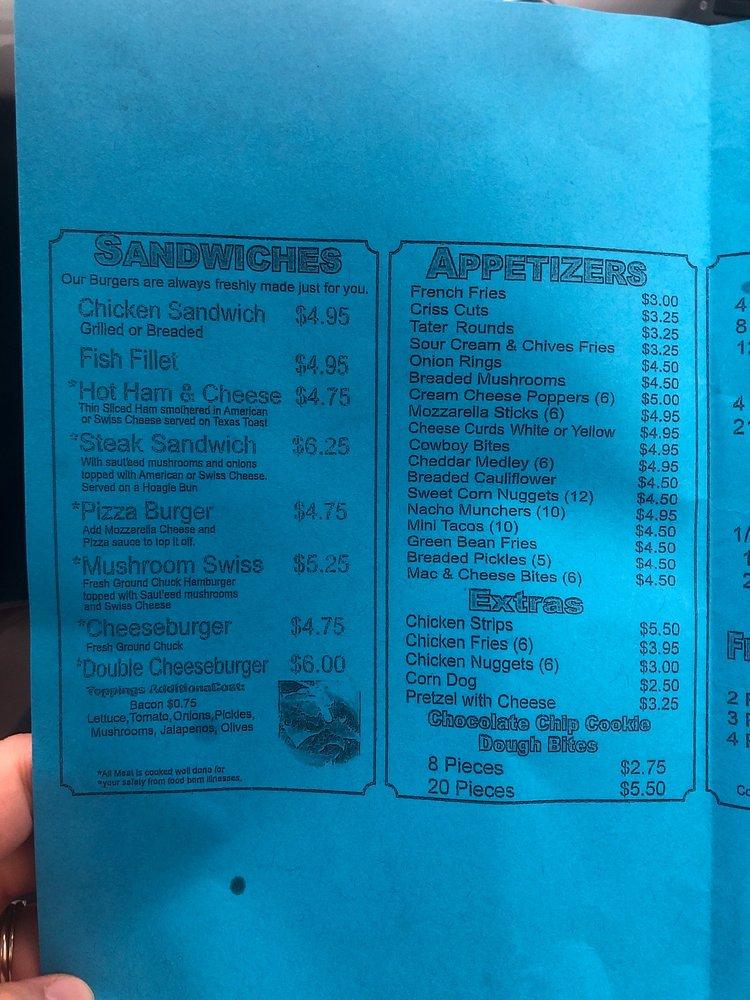 Menu at Pizza Pantry pizzeria, Darlington
