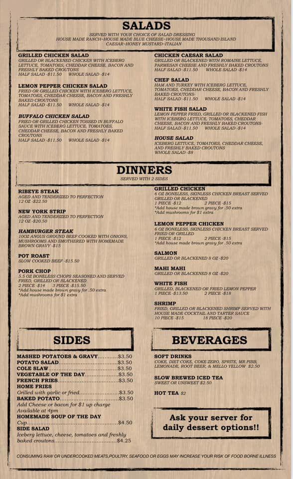Menu at The Branford Gathering desserts, Branford