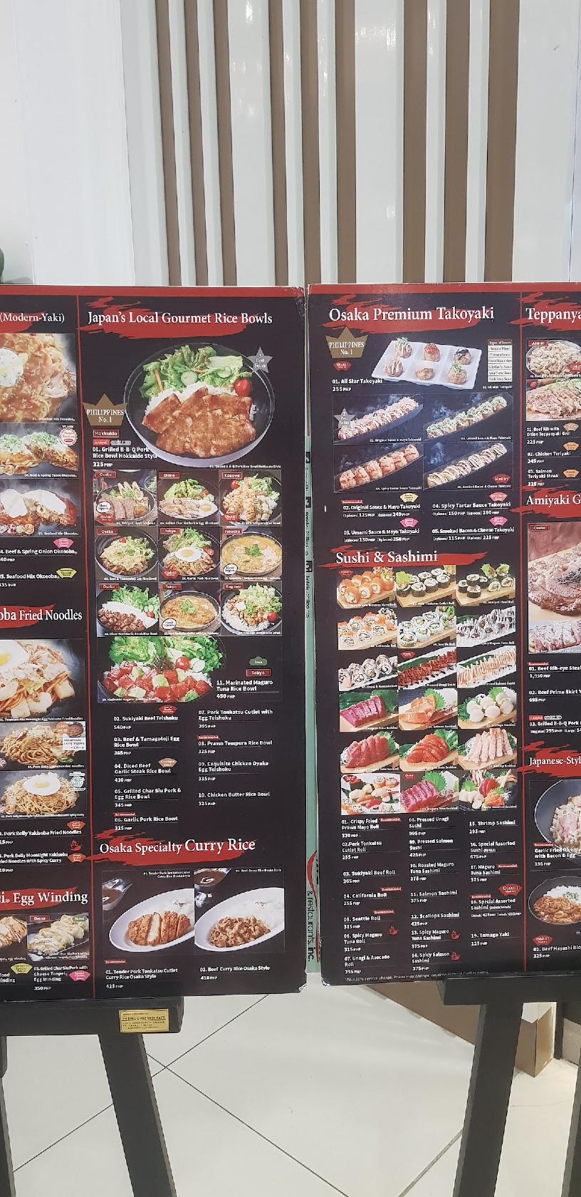 Menu at BOTEJYU SM Marilao restaurant, Marilao