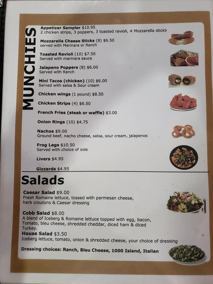 Menu at Cheers Bar & Grill, Manchester