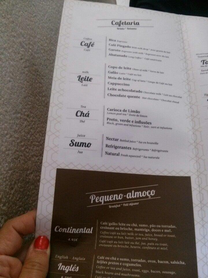 Menu em Pastelaria Orion café, Lisboa