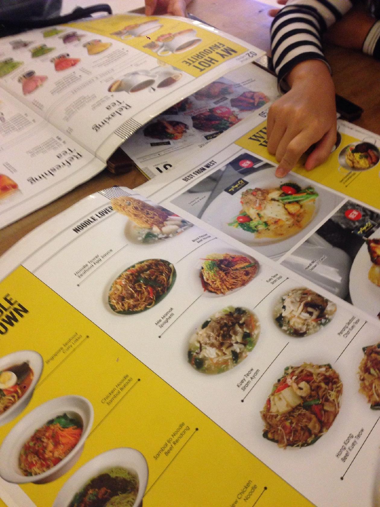 Menu at My Kopi O! cafe, Makassar, Trans Studio Mall