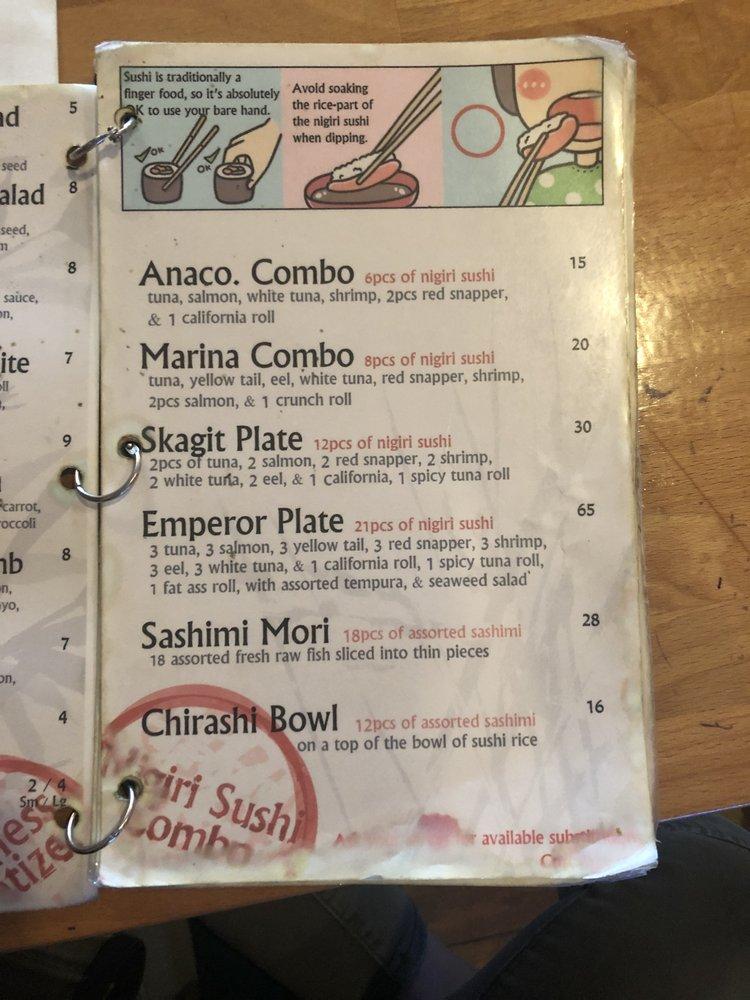 Menu at Teriyaki Time restaurant, Anacortes