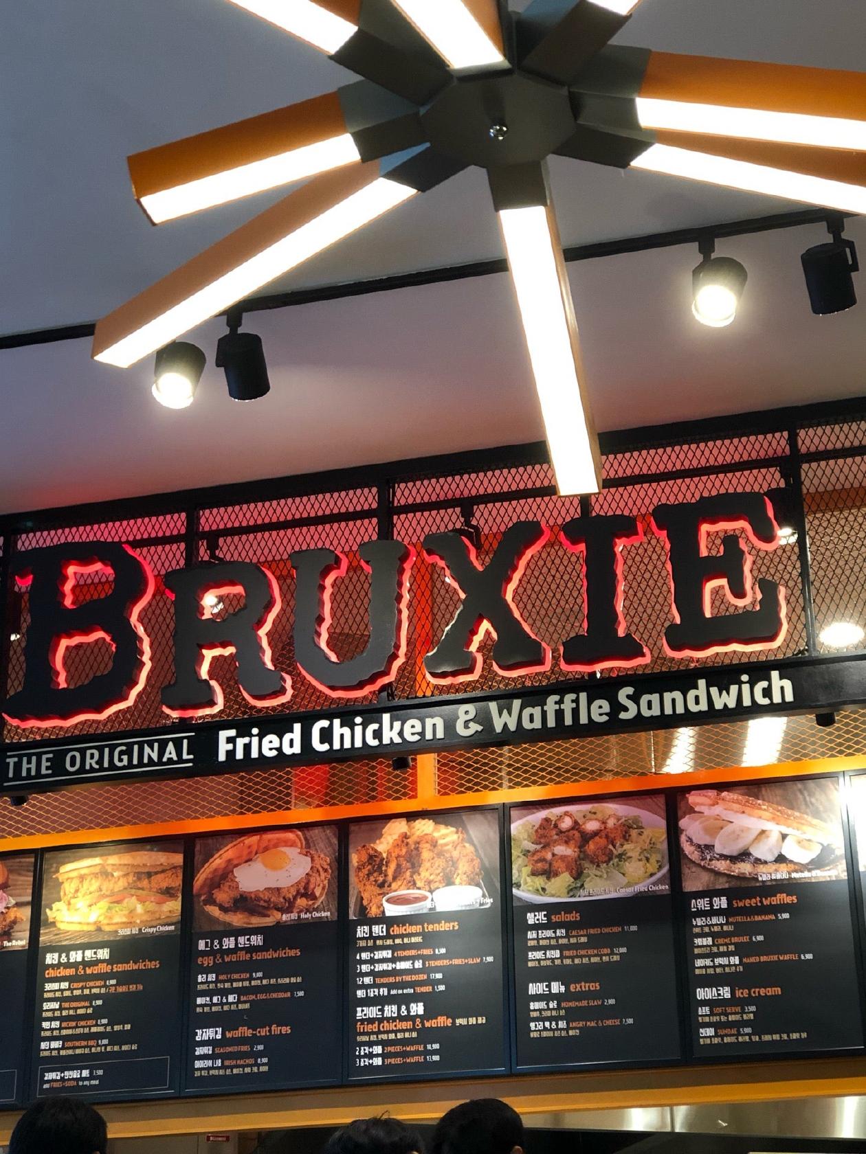 Menu at BRUXIE restaurant, Seoul, Jamsil-dong