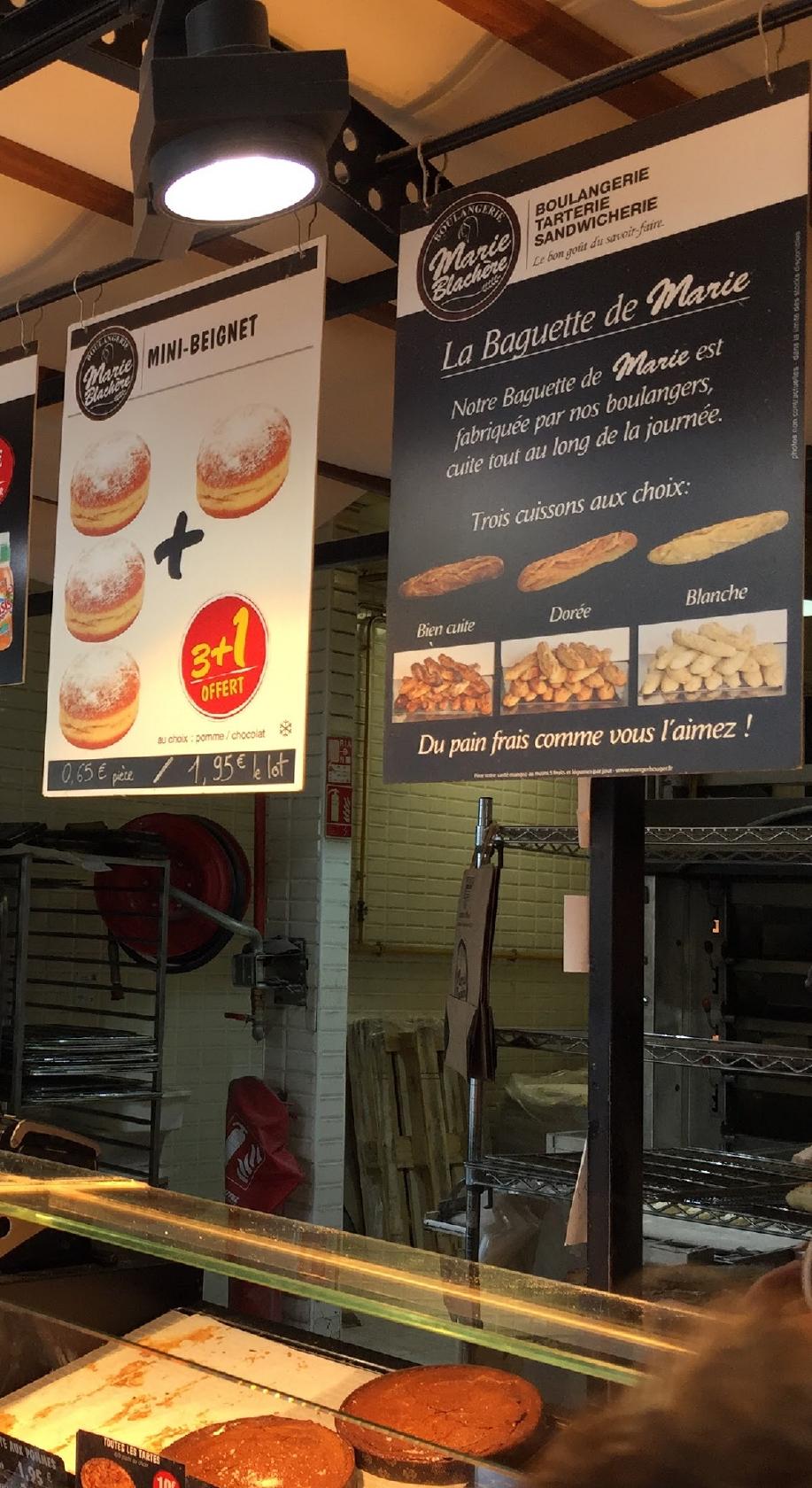 Menu at Marie Blachère Boulangerie Sandwicherie Tarterie, Agde