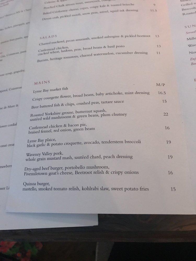 Menu at The Grazing Goat Marylebone pub & bar, London, 6 New Quebec St