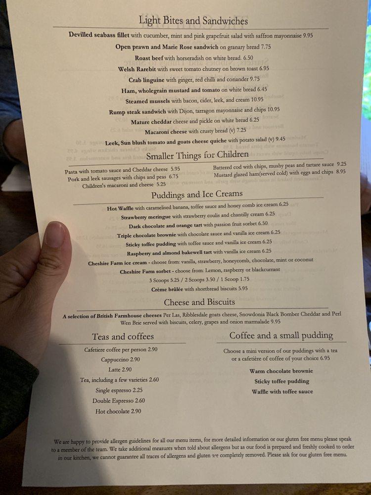 Menu at The Corn Mill pub & bar, Llangollen