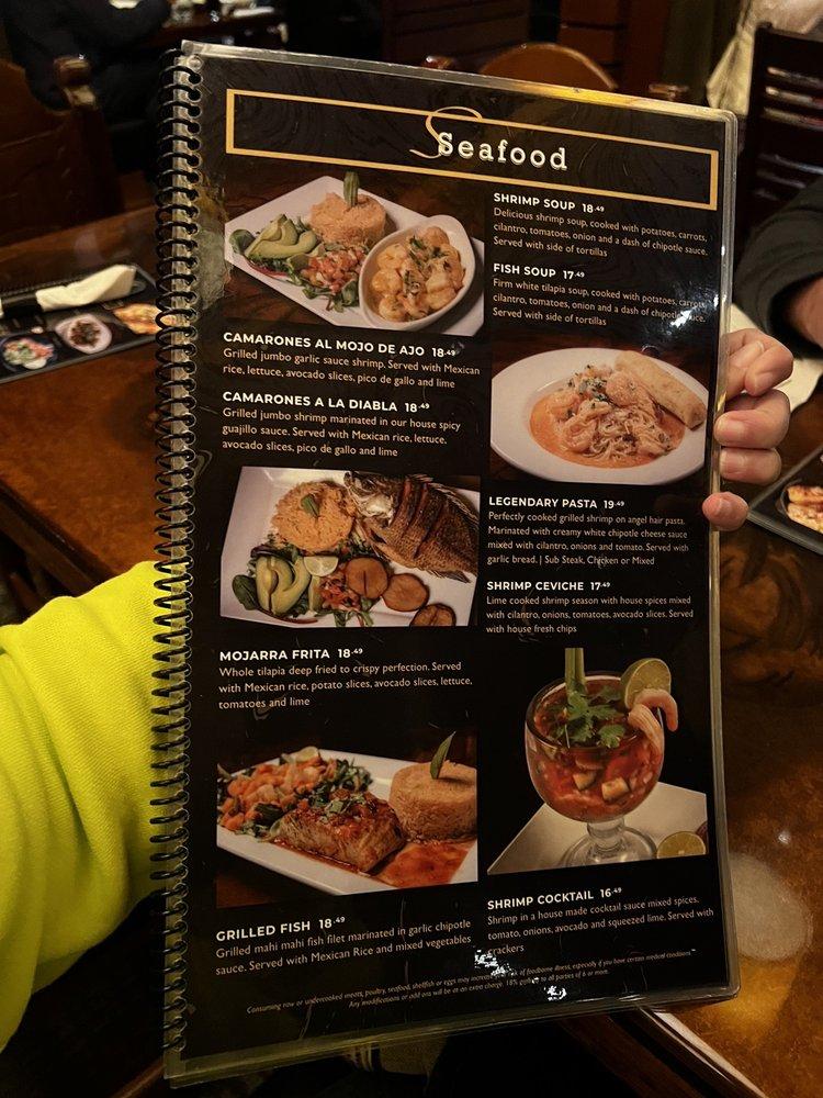 Menu at Anejo Modern Mexican Cuisine restaurant, Olathe