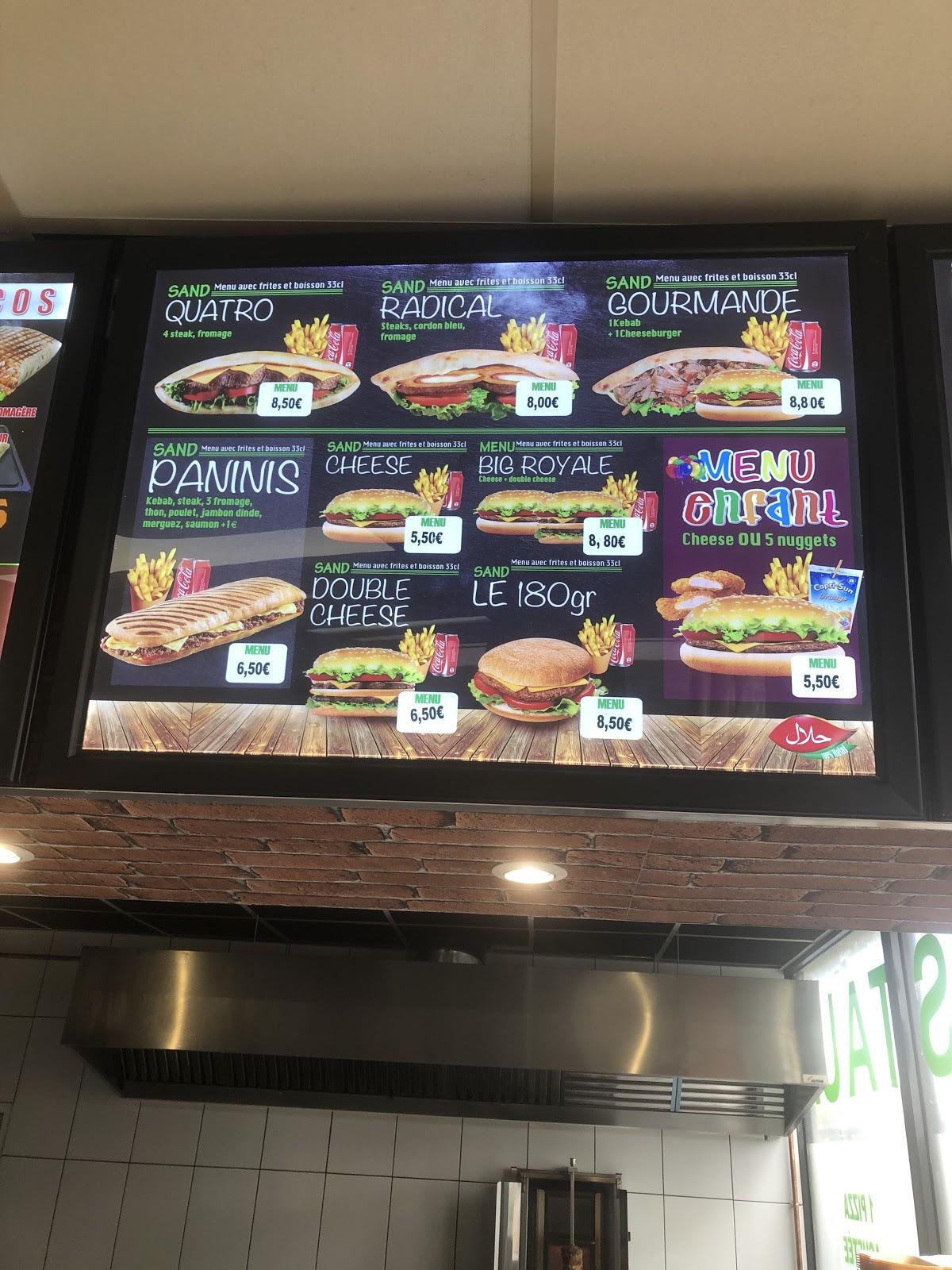 Menu au MK'S restaurant, Angers