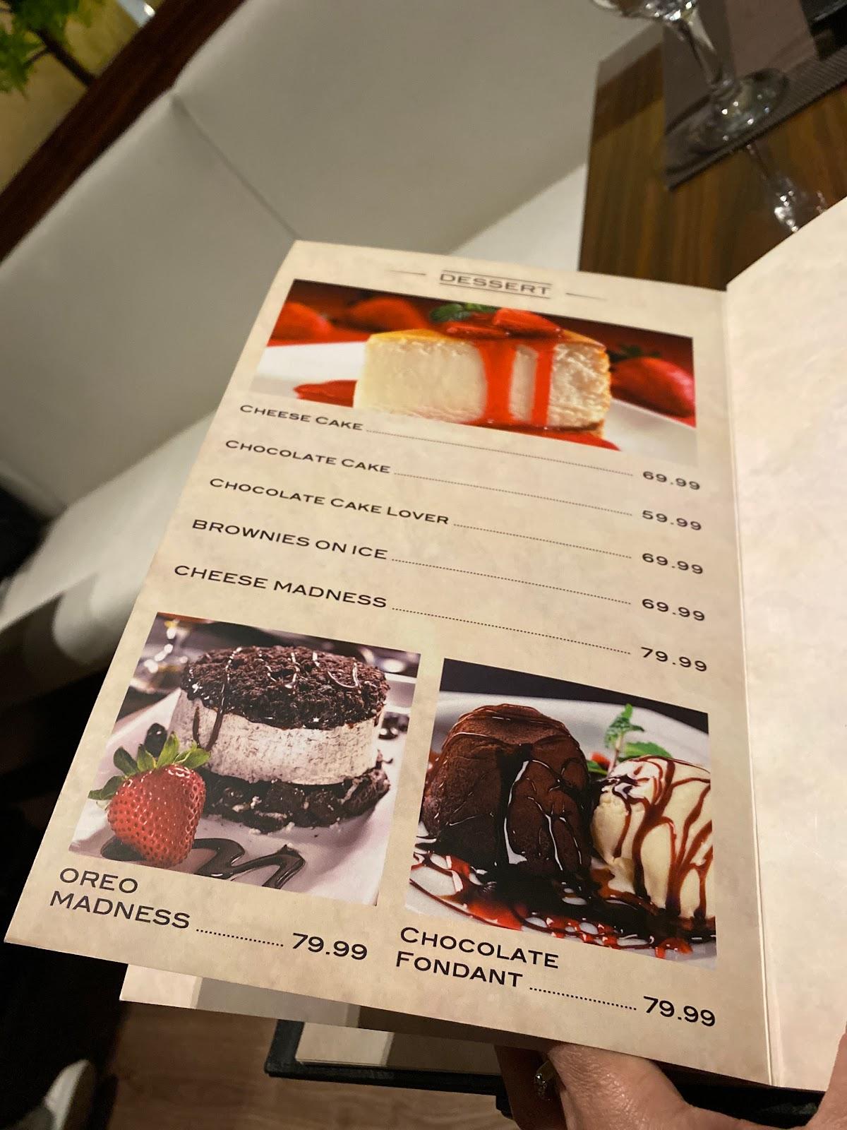 Speisekarte von Sizzler Steak House Point 90 restaurant, New Cairo City