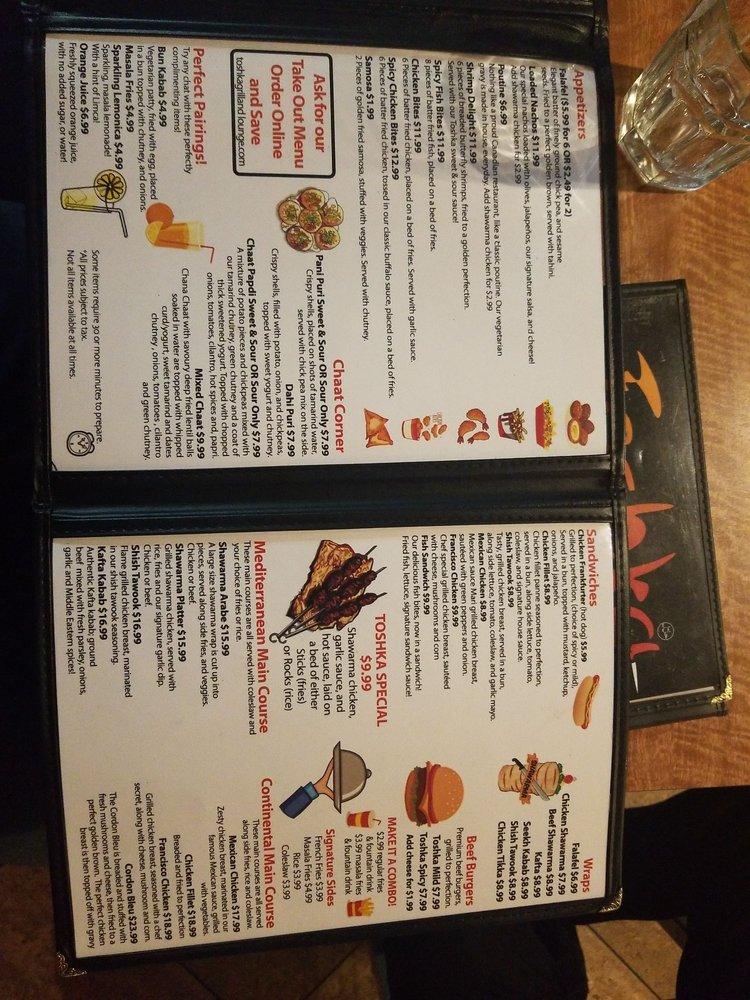 Menu at Nihari Inn by Toshka Halal Restaurant & Patio, Mississauga