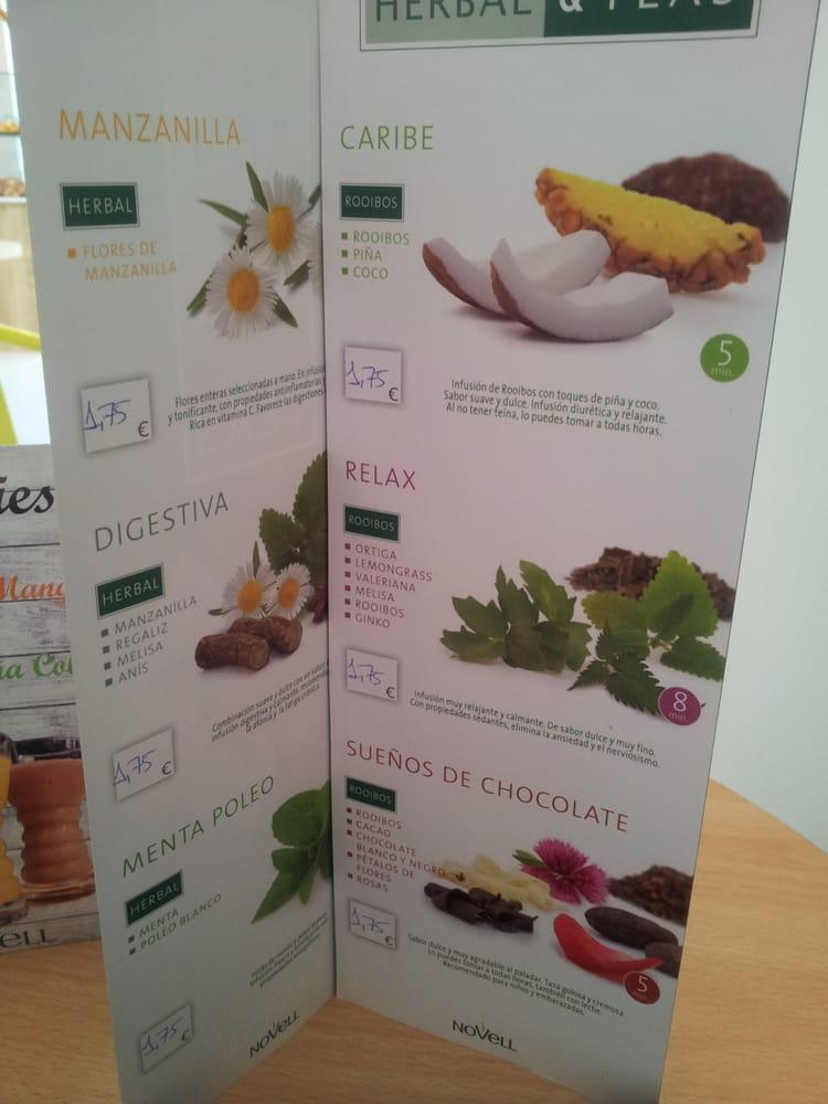 Menu at Pan & Coffee cafeteria, Madrid, Av. de la Reina Victoria