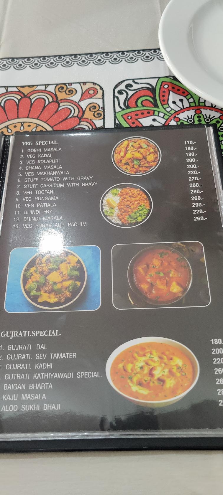 Menu at Little India Pure Veg Restaurant, Pattaya City