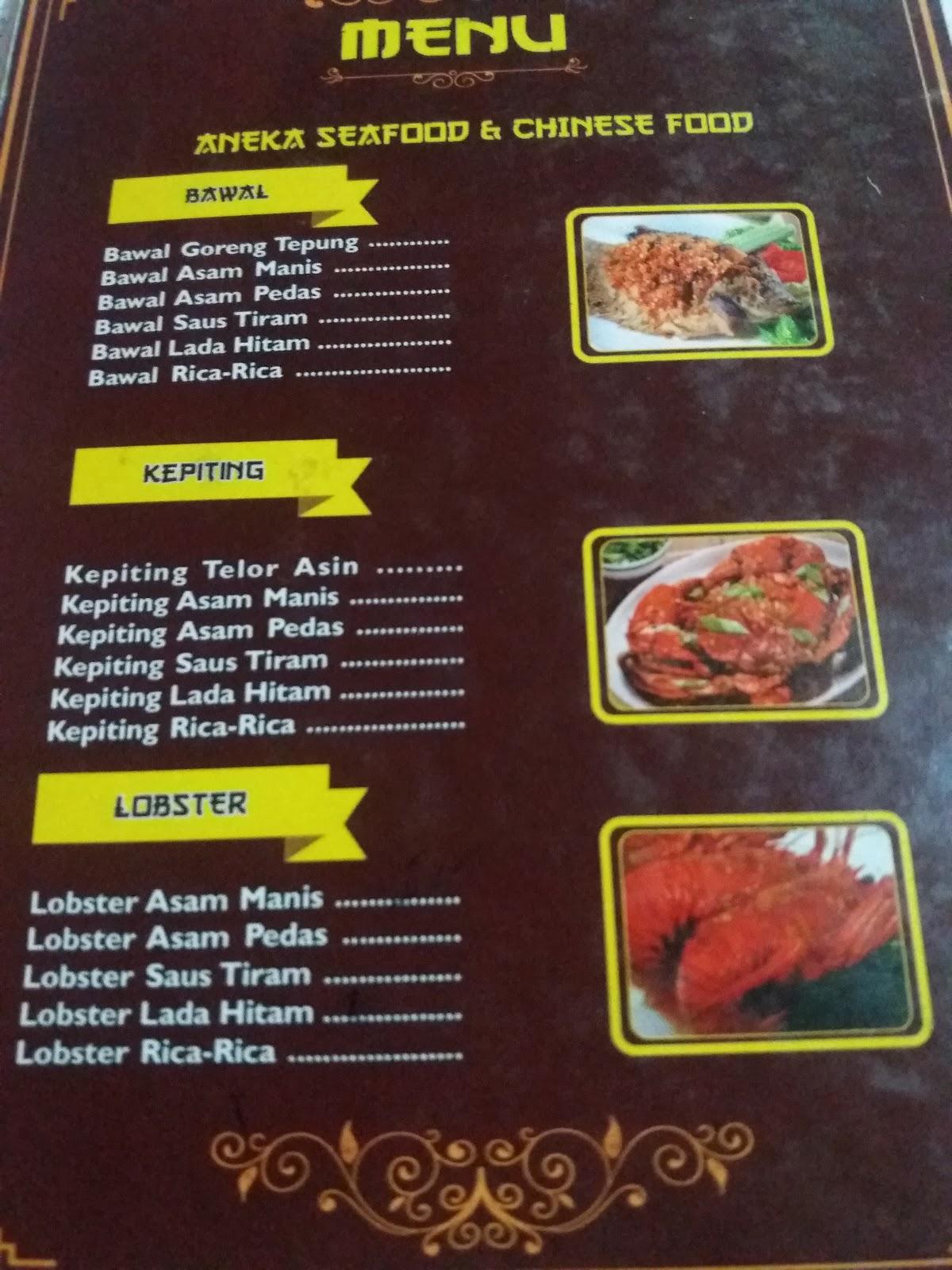 Menu at Aneka Seafood & Chinese Food restaurant, Umbulmartani
