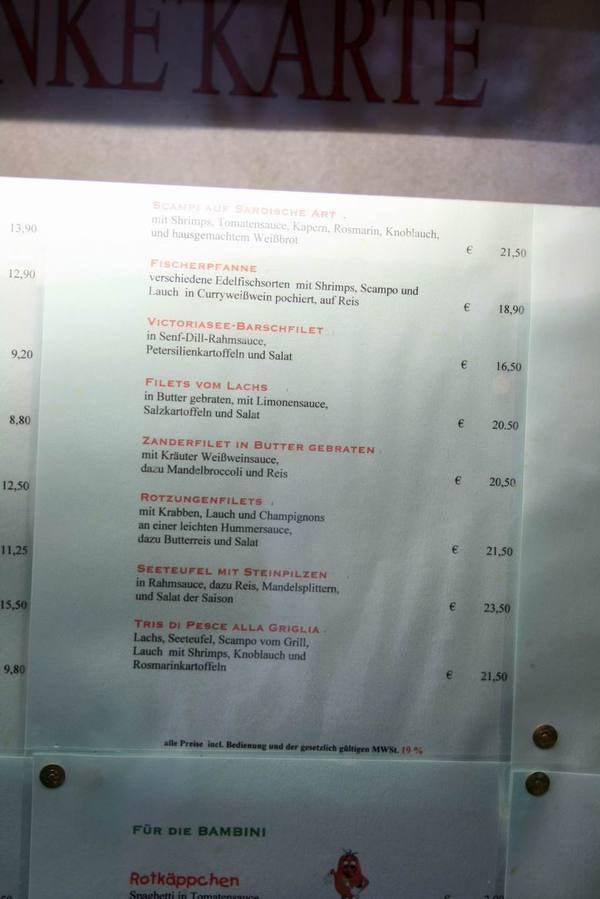 Speisekarte von Grüner Jäger Braunschweig restaurant, Braunschweig
