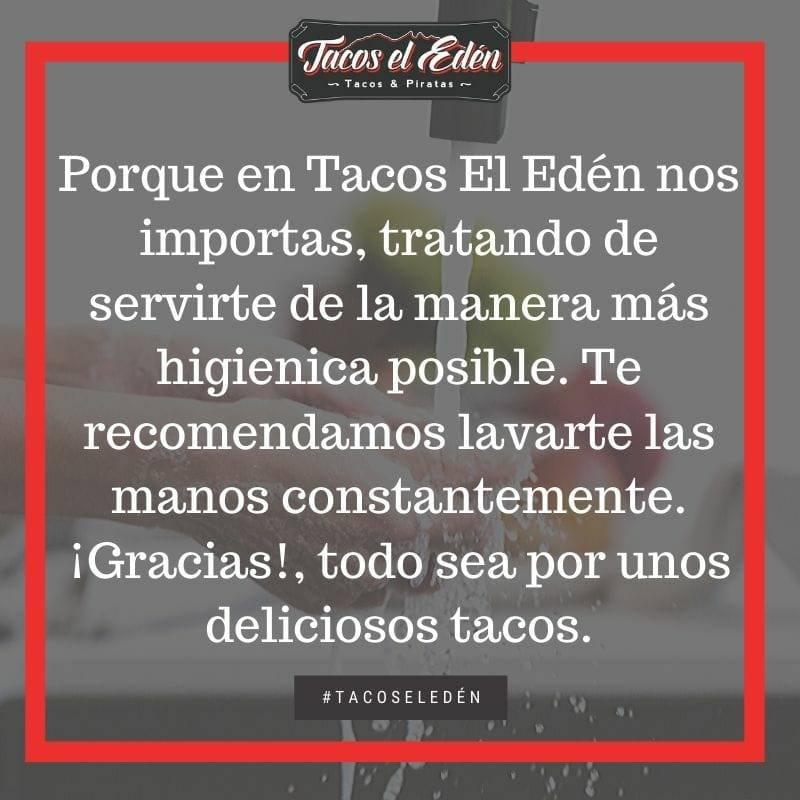 Menu at Tacos El Edén restaurant, San Nicolás de los Garza, Av Magueyes 201