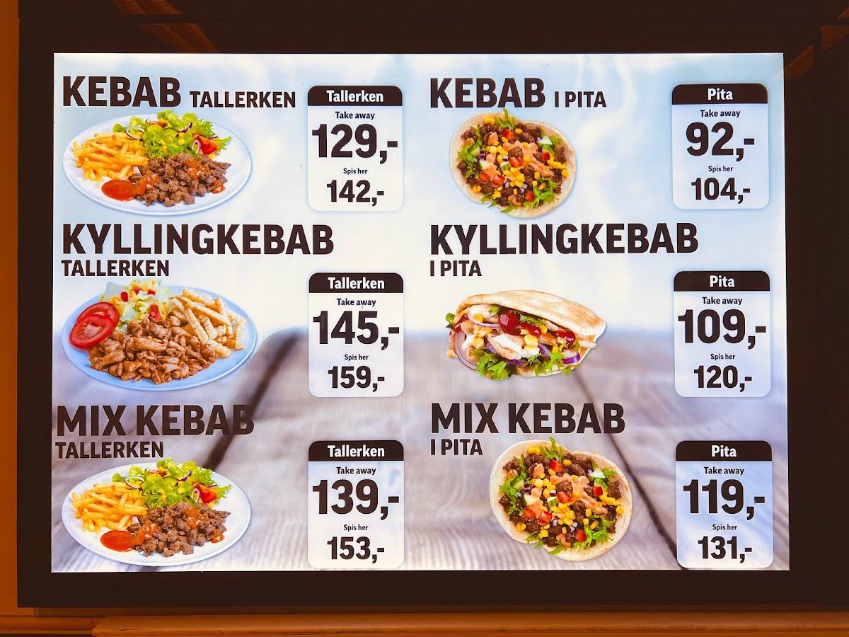 Menu at Brua Grill pizzeria, Brumunddal