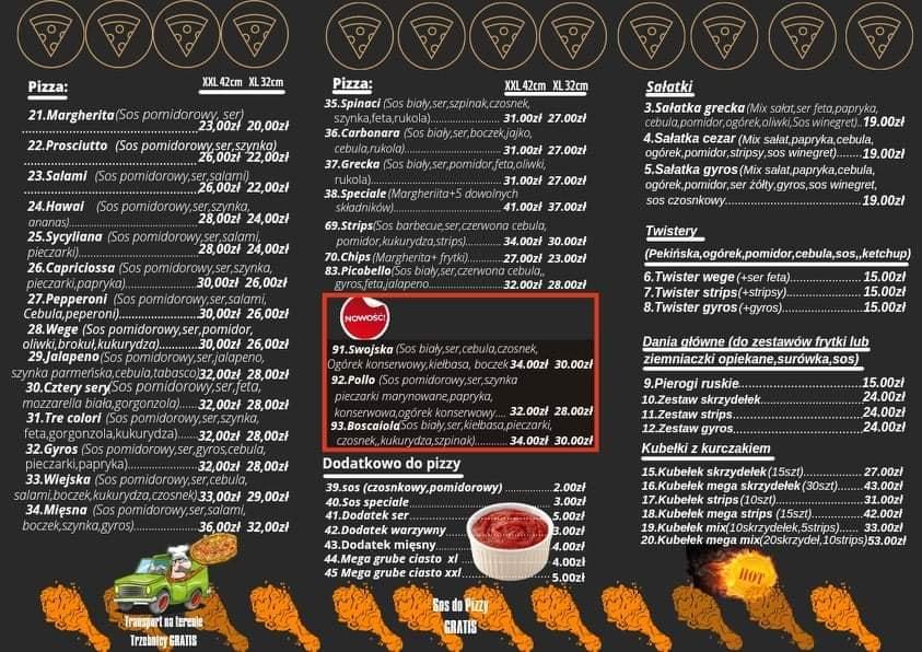 Menu at Chicken World - Trzebnica restaurant, Trzebnica