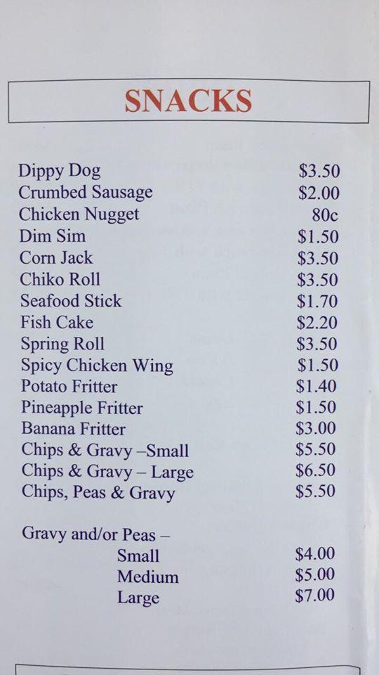 Menu at Valley View Chicken & Seafood fast food, Valley View
