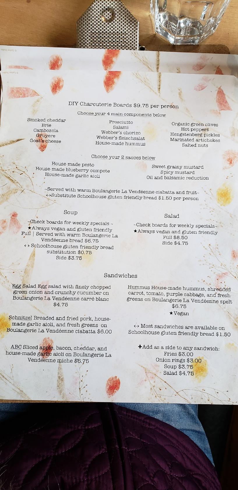 Menu at Rose Bay Bistro restaurant, Rose Bay