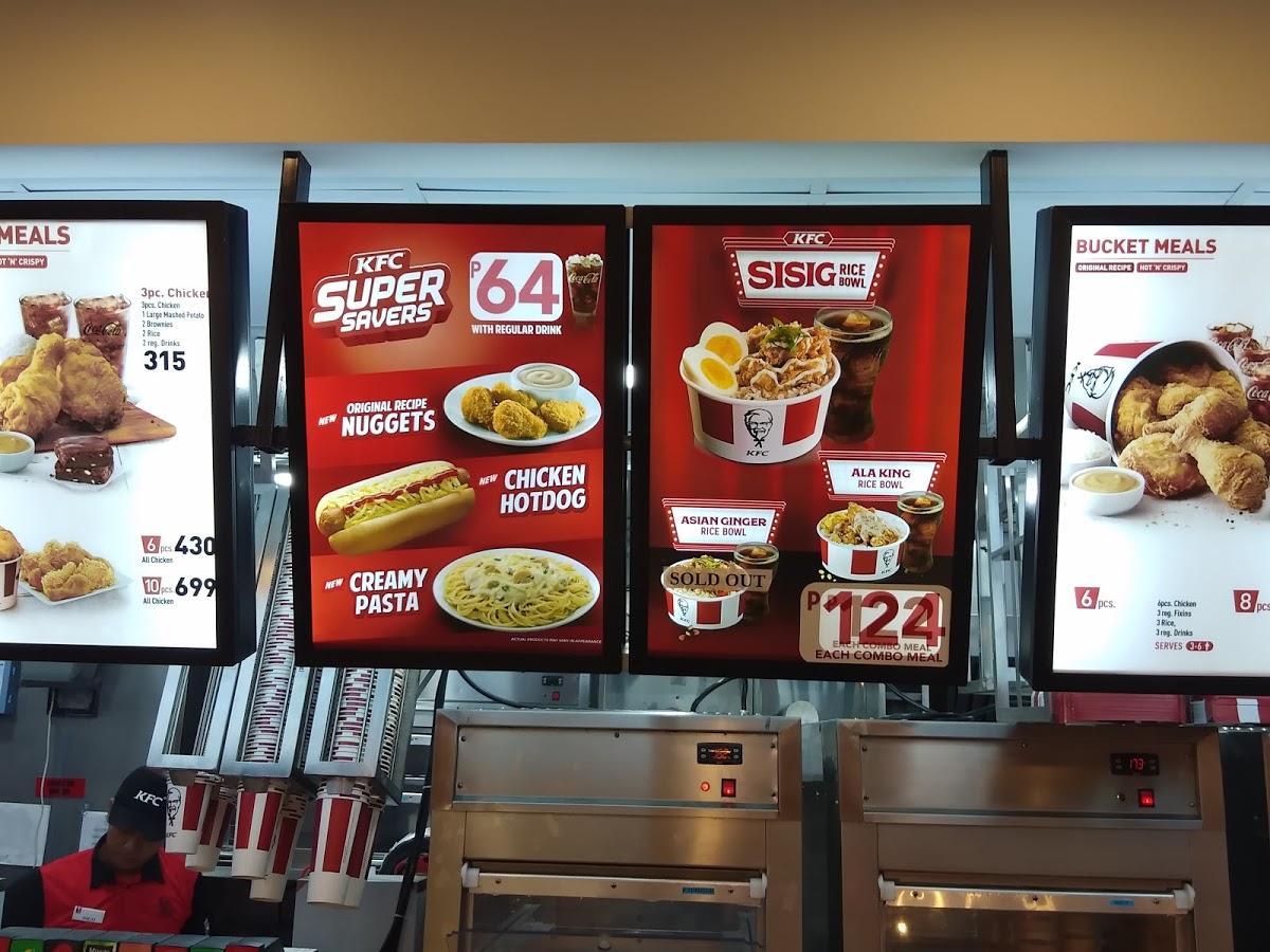Carta del restaurante KFC, San Jose, Ground Floor