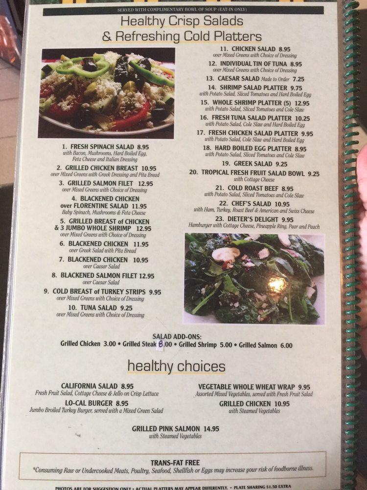 Menu at Veronica Plaza Diner & Restaurant, Franklin Township