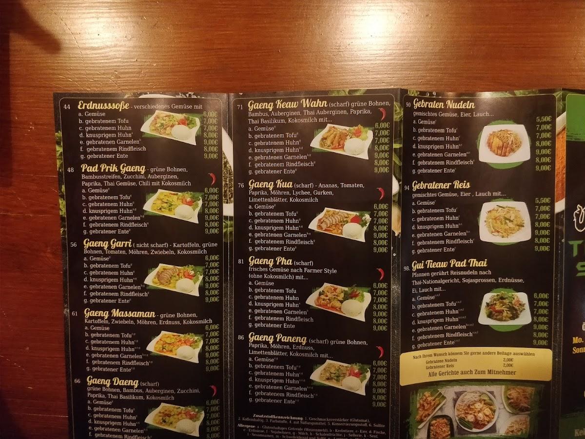 Menu at Thai-Viet Street Food Imbiss restaurant, Cologne, Kleine ...