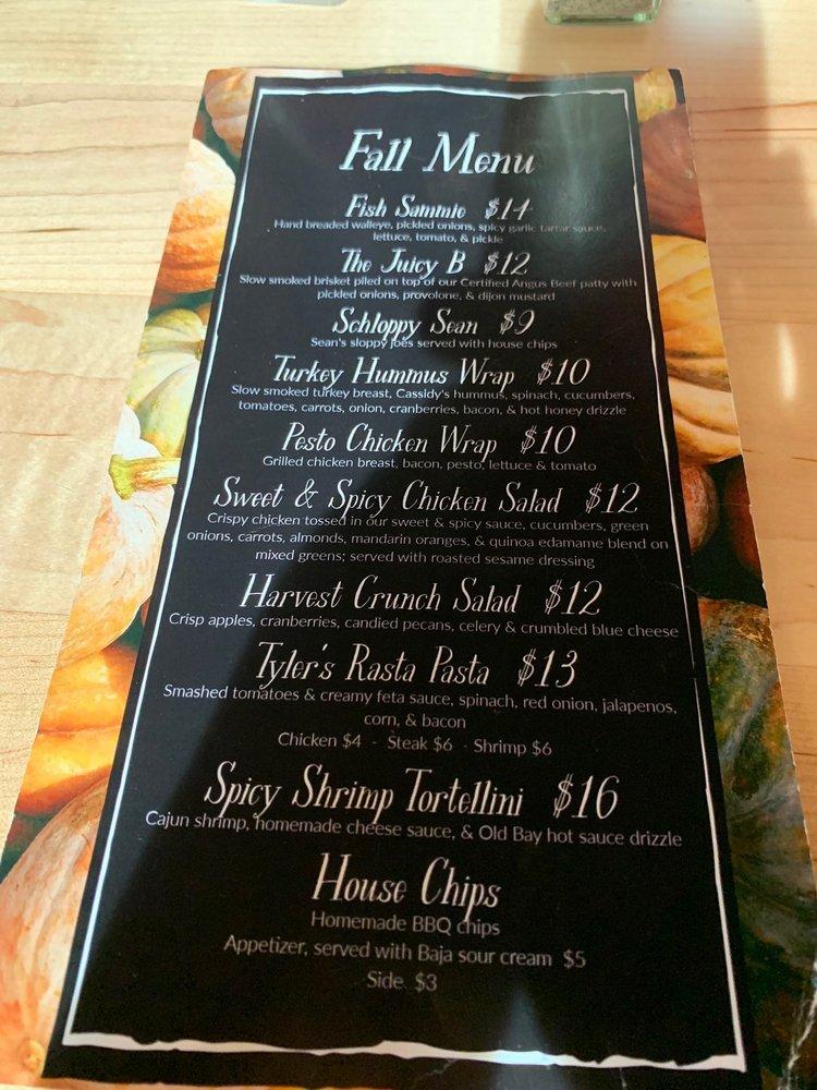 Menu at The South Street Grille steakhouse, Ashland