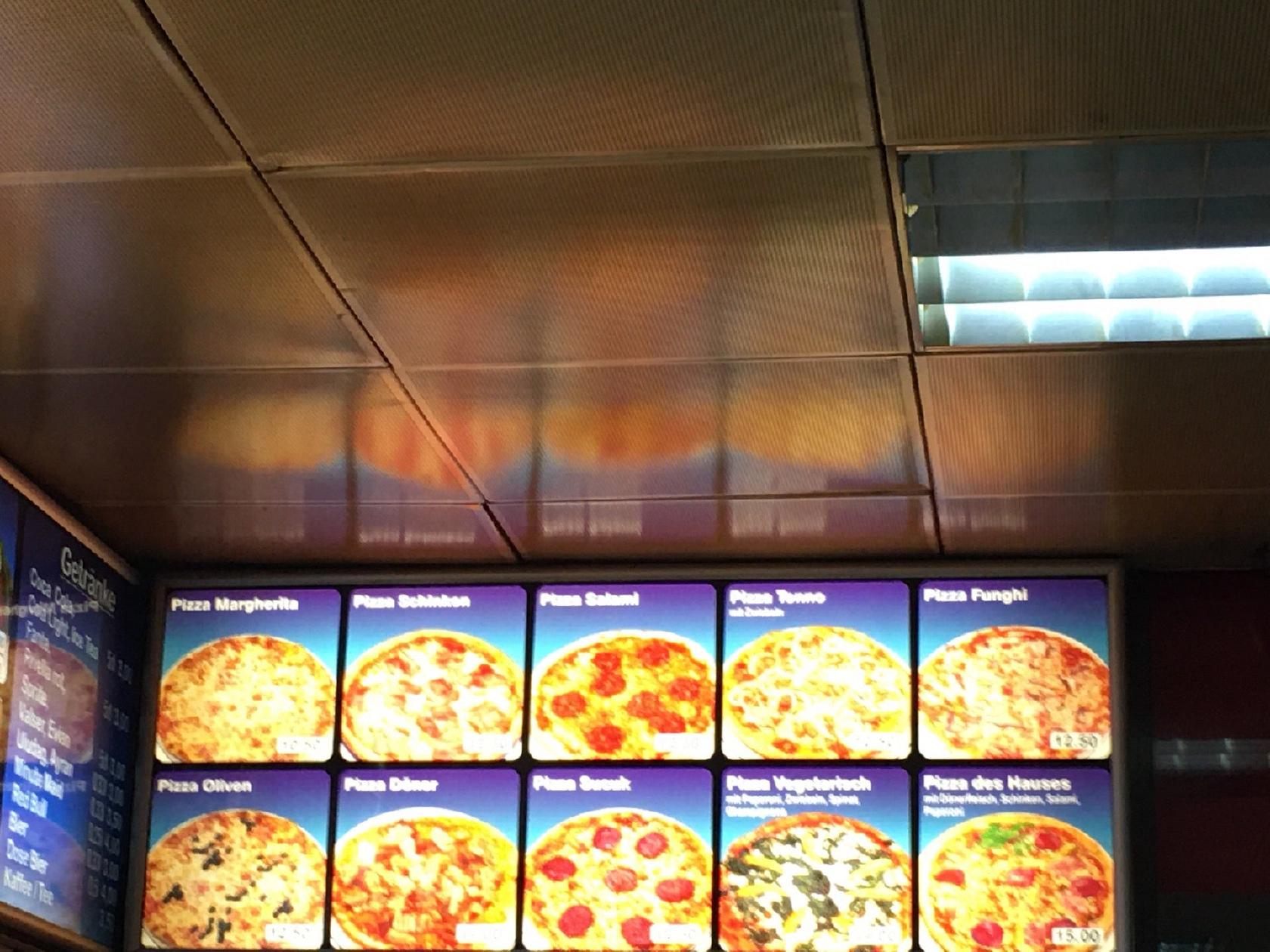 Menu da Bahnhof Imbiss (SBB), Basilea, Post-Passage 3