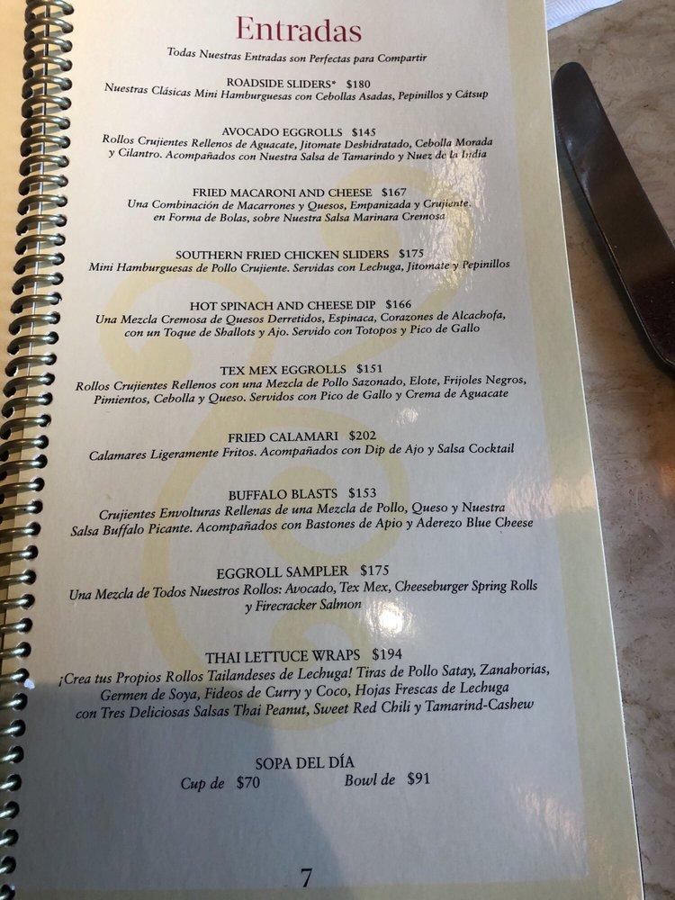 Menu at The Cheesecake Factory desserts, Zapopan
