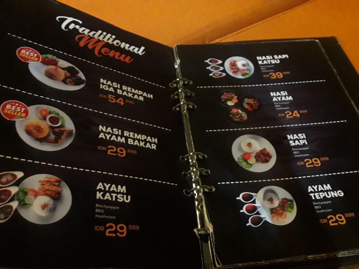 Menu at K five cafe resto & barbershop, Banjarbaru