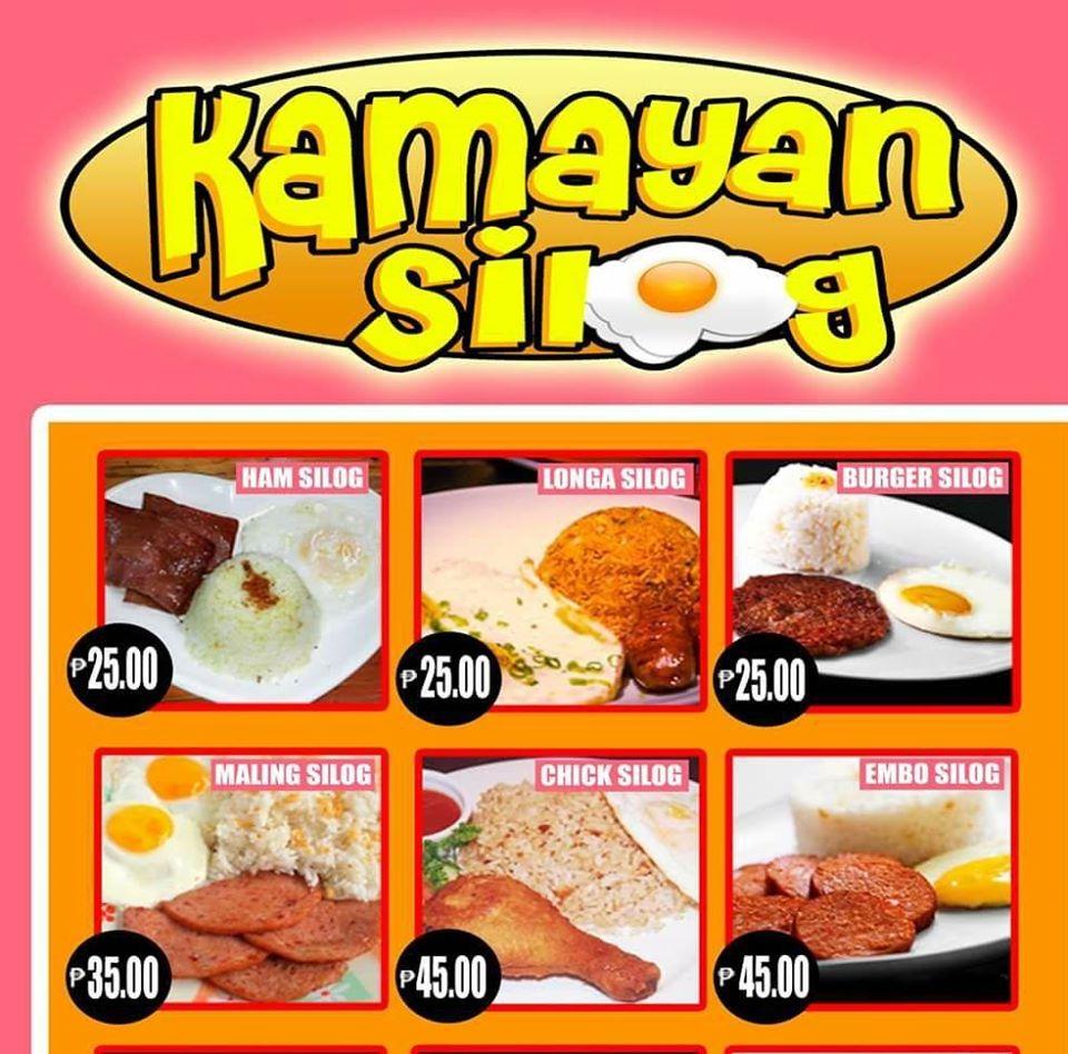 Carta del restaurante Kamayan silog_, Koronadal