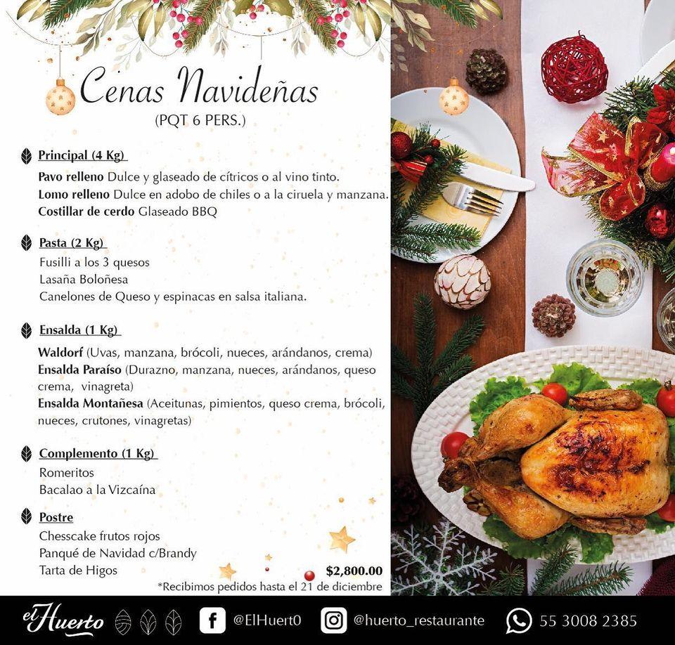 Carta del restaurante EL HUERTO, Cuautitlán Izcalli