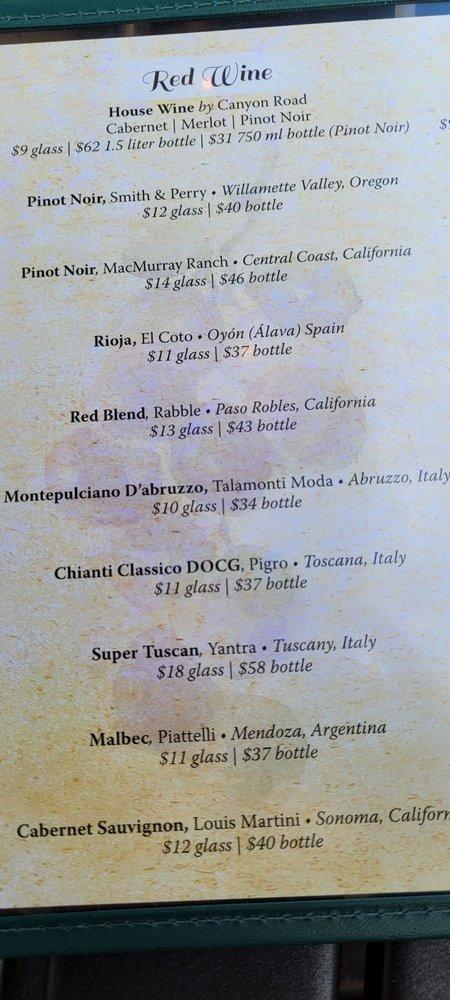 Menu at Olive’s Fresh Pizza Bar Edina, Edina