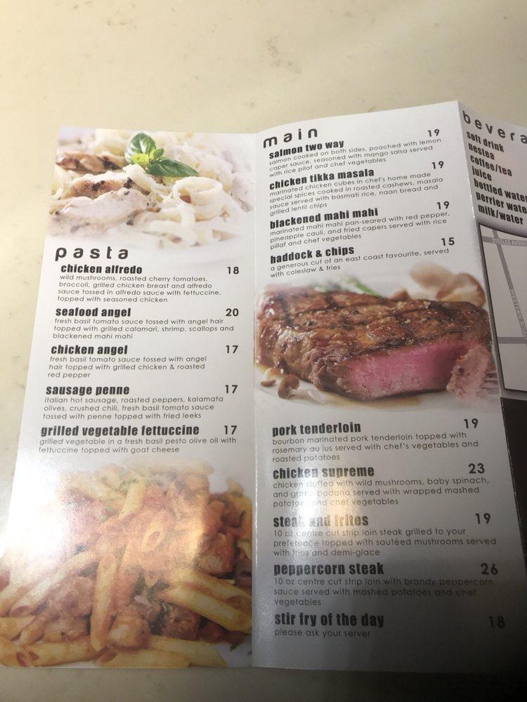 Menu at Element Lounge and Restaurant, Toronto