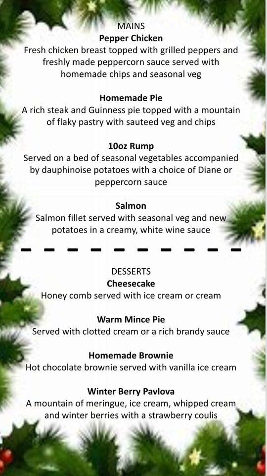 Menu at The Bucks Head Abram pub & bar, Wigan