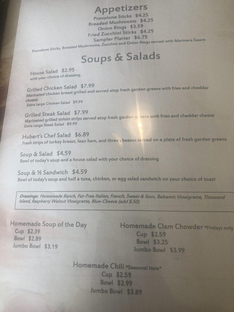 Menu at Towne Square Restaurant, Beaver