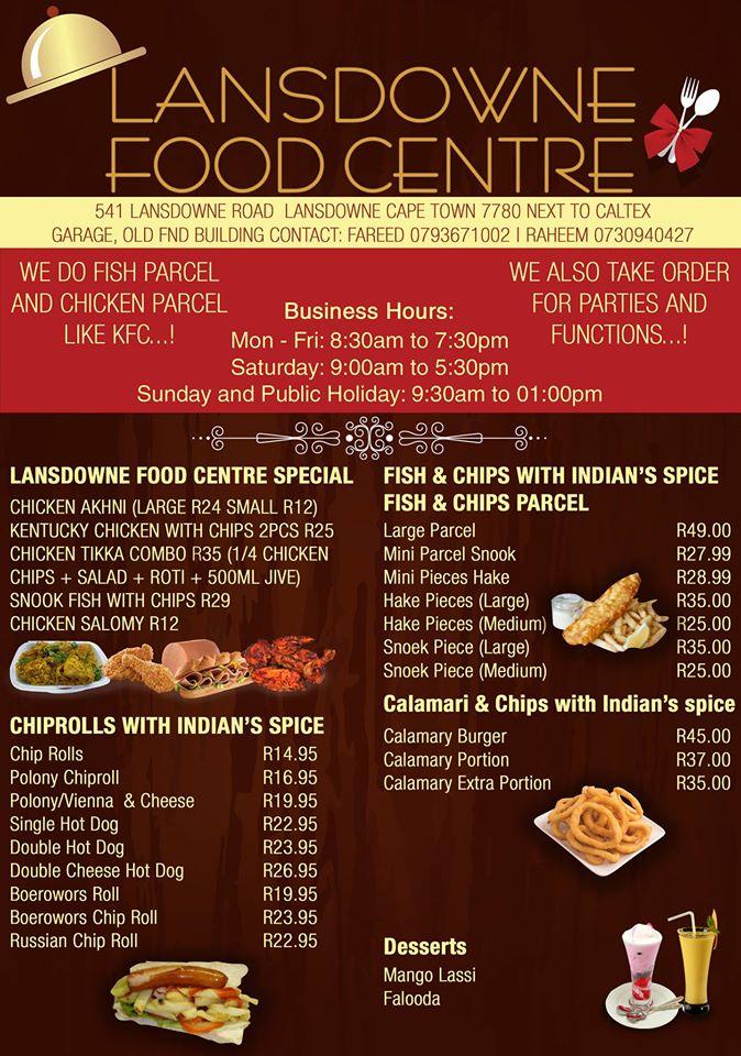Lansdowne food center restaurant, Cape Town - Restaurant reviews