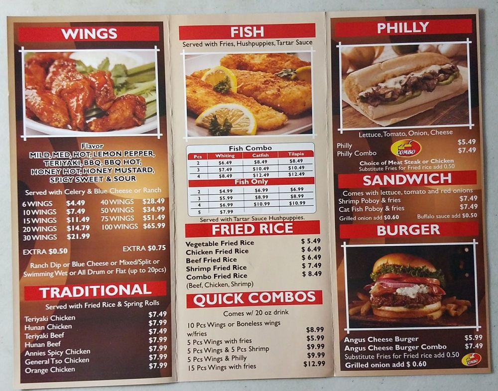 Menu at Food 2 Go restaurant, Suwanee