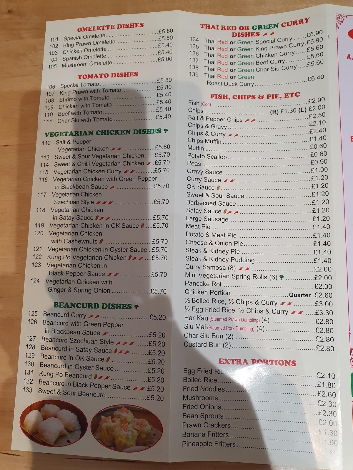 Menu at Delight fast food, Manchester, 183 Moorside Rd