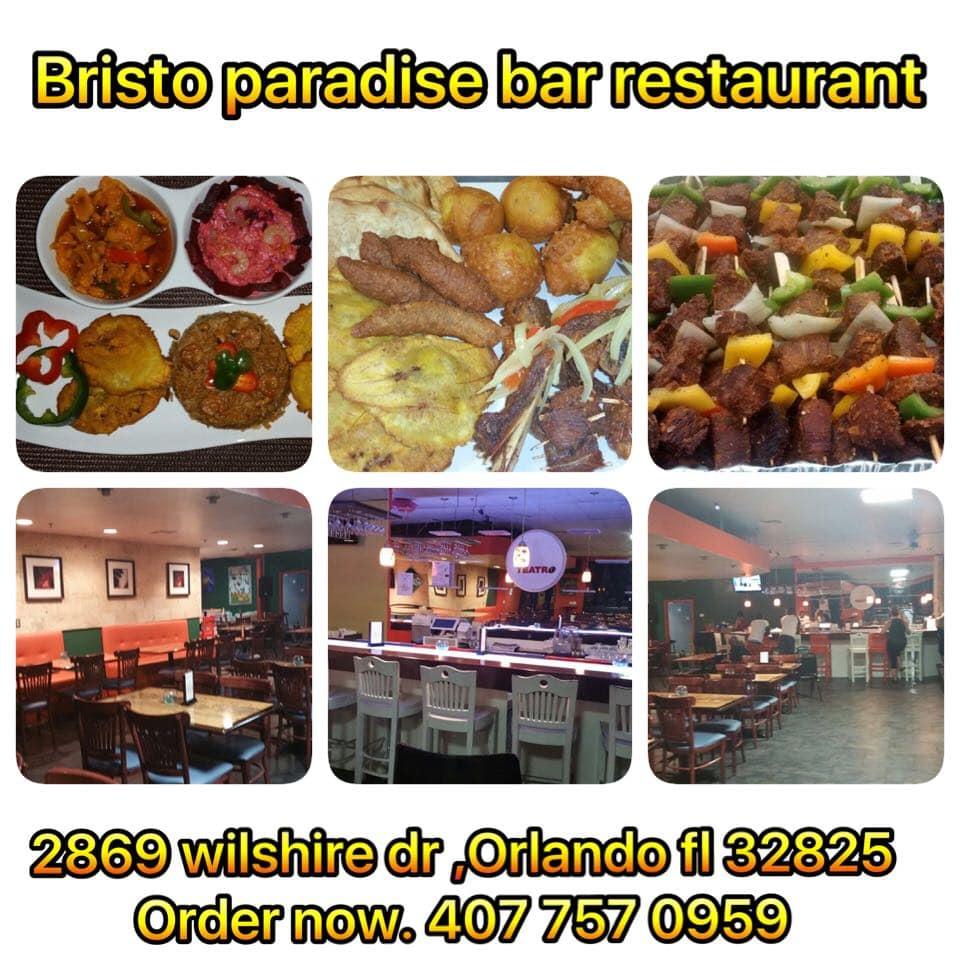 Menu at Bistro Paradise Restaurant And Bar, Orlando, Wilshire Dr