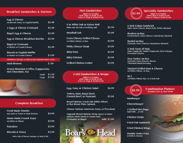 Menu at Complex Cafe - Moore Justice Center, Melbourne, Judge Fran ...