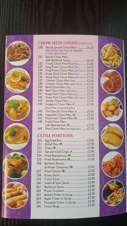 Menu at New China House Newtonabbot Torquay restaurant, Kingsteignton