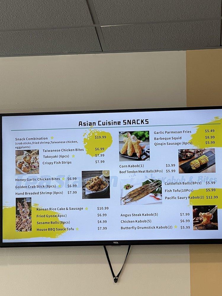 Menu at Tea Station Rice Bowl & wraps & Snacks fast food, Kennesaw