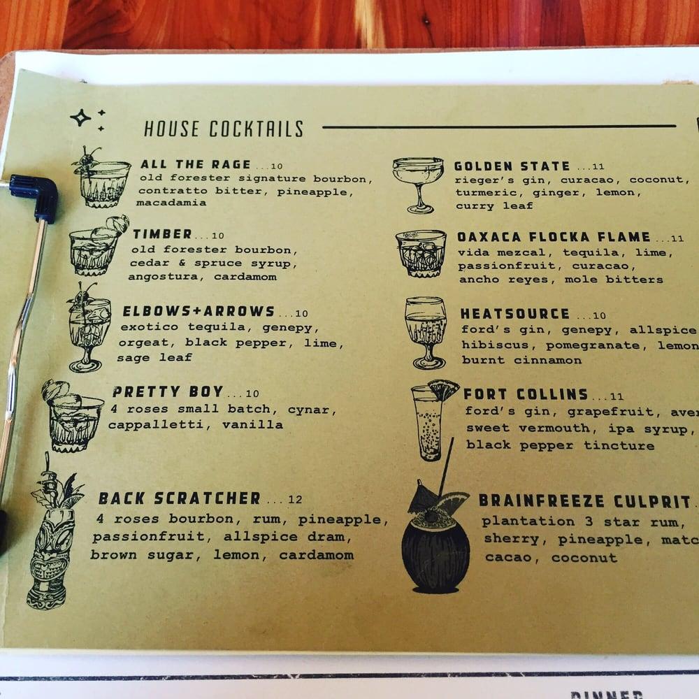 Menu at Retreat Gastropub, St. Louis
