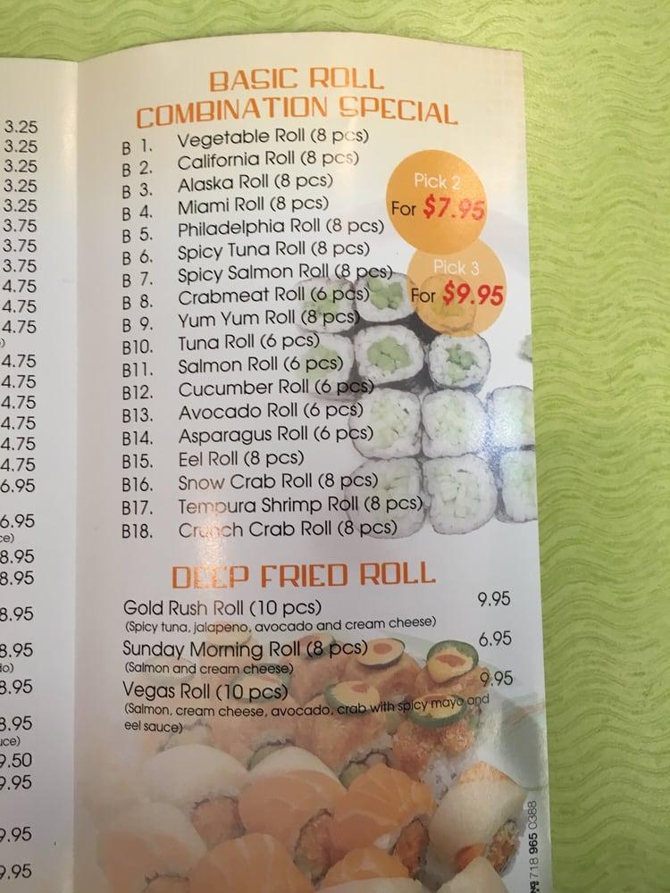 Carta del restaurante OEC Japanese Express, Georgetown