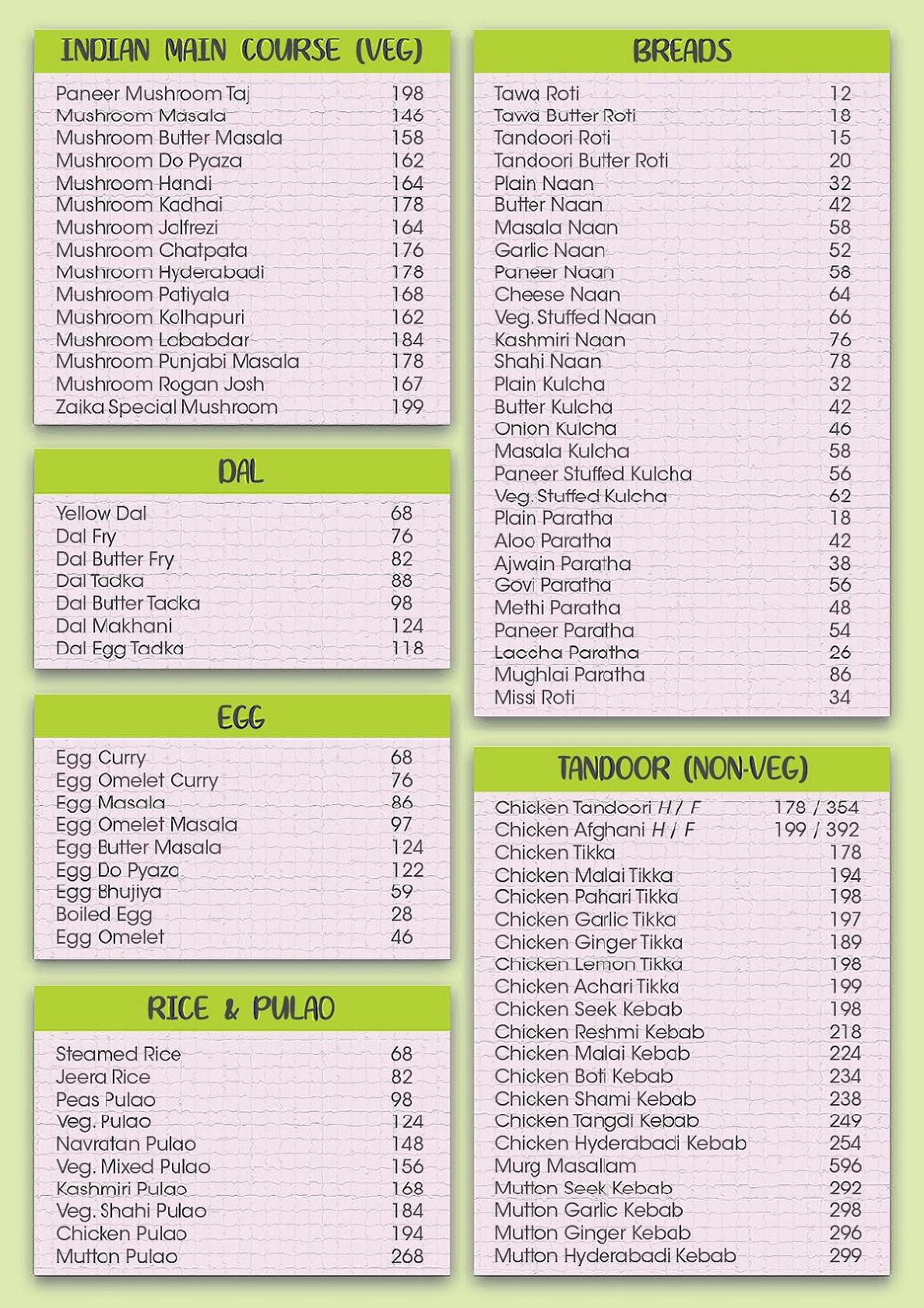 Menu at The Highway Restaurant, Ranchi, Ranchi Ring Rd
