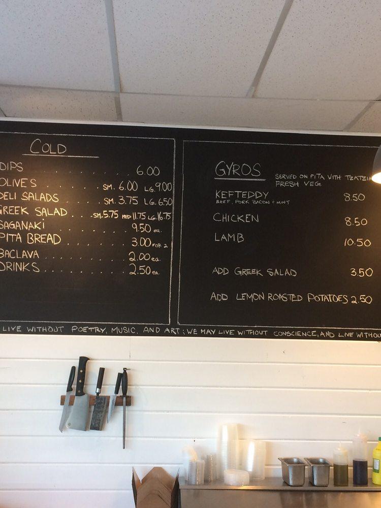 Menu at Little Village restaurant, Edmonton, Stony Plain Rd