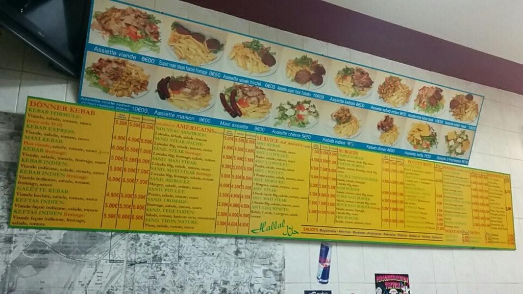 Menu at Coq Minute restaurant, Angers