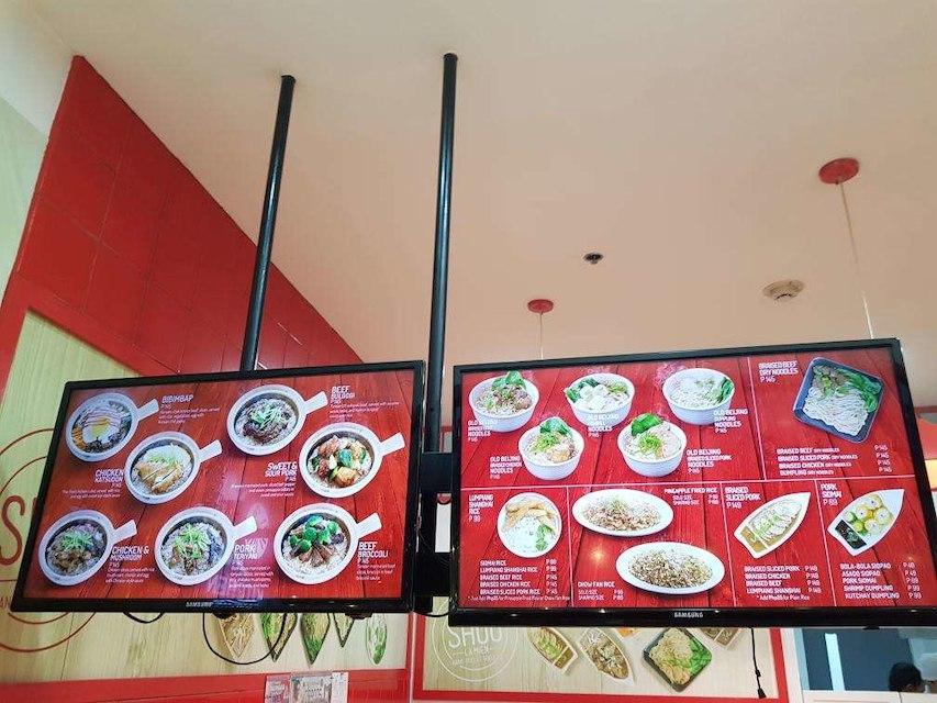 Menu at Shou, Quezon City, Food Choices, Third Level